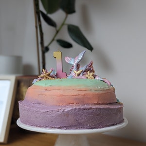 Pastel Mermaid Tail in Teal Pink and Purple - Etsy UK