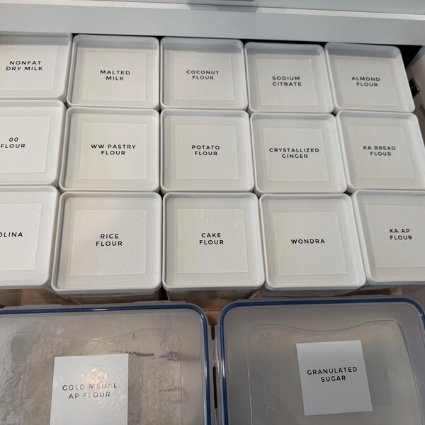 Modern Home Organization Labels • for Bath, Linen Closet, Storage, and ...