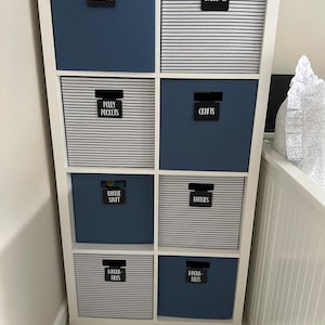 Bin Clip Label, Pantry Labels, Basket Label, Custom Labels, Closet ...