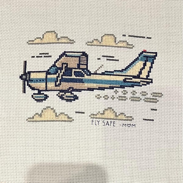 Cessna Cross-stitch Pattern: Aviation Airplane Design (PDF) - Etsy