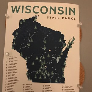 Wisconsin Native Fish Species Poster - Etsy