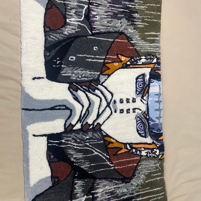 Squashed Squidward Handmade Tufted Rug Spongebob Rug Funky Rug Rug for ...