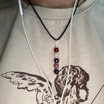 Attract Love Crystal Intention Wire Wrapped Necklace Pendant Rose ...