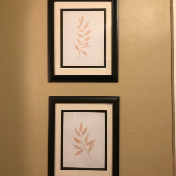 Peach and Coral Digital Paper, Watercolor Floral Backgrounds, Flower ...