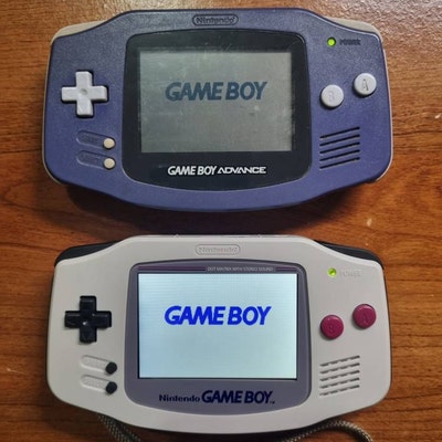Gameboy Advance GBA Gameboy DMG Themed Backlight IPS V2 Rechargeable ...