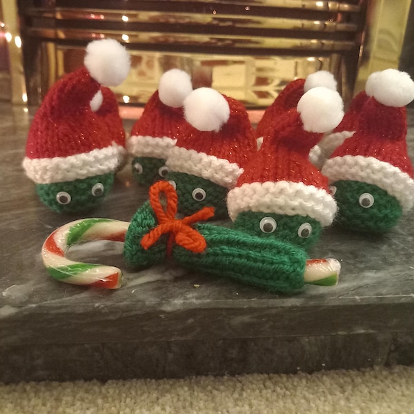 PDF KNITTING PATTERN Santa Sprout Ferrero Rocher Cover, Christmas ...