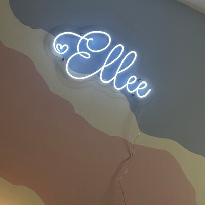 Custom Name Neon Sign for Kids Neon Name Sign Nursery Name Sign Baby ...