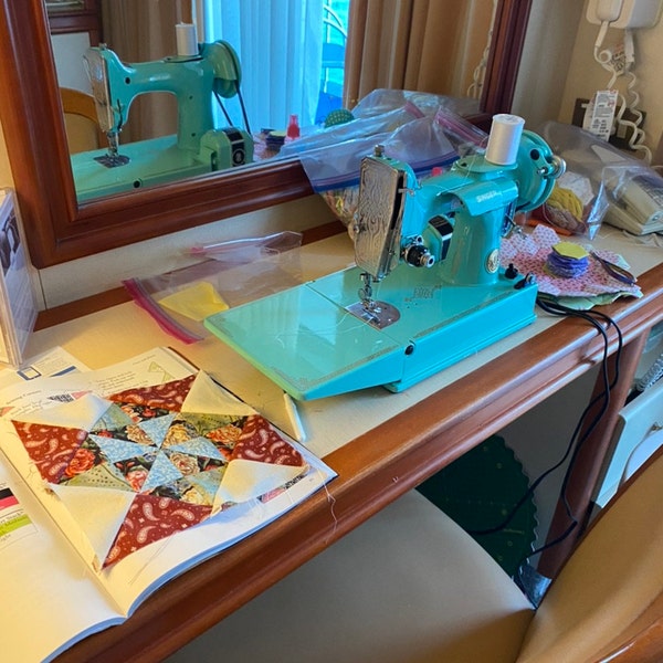 Singer Featherweight 221 Sewing Machine Custom Painted Color of Choice ...