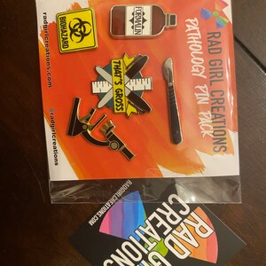 MRI Enamel Pin Pack Medical Gift Gift for Doctor Gift for Nurse Enamel ...