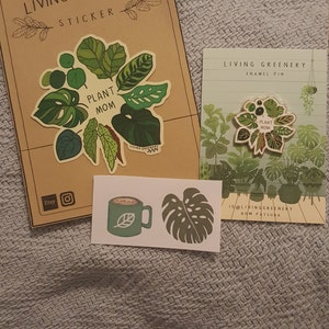 Plant Mom Hard Enamel Pin Plant Lady Pin Plant Lover Pin House Plant ...