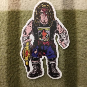 The Undertaker 12.25 Button / Custom Wrestler Pin | Etsy