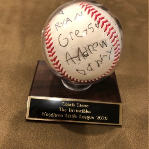 Baseball Home Run Trophy Ball Holder Protective Display Case-free ...