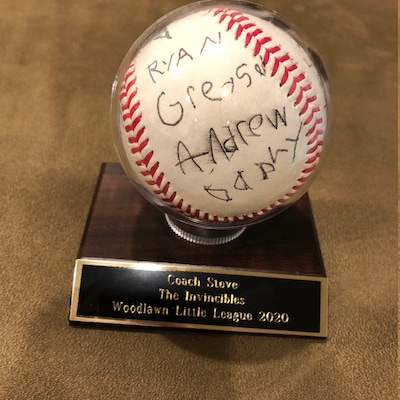 Baseball Home Run Trophy Ball Holder Protective Display Case-free ...