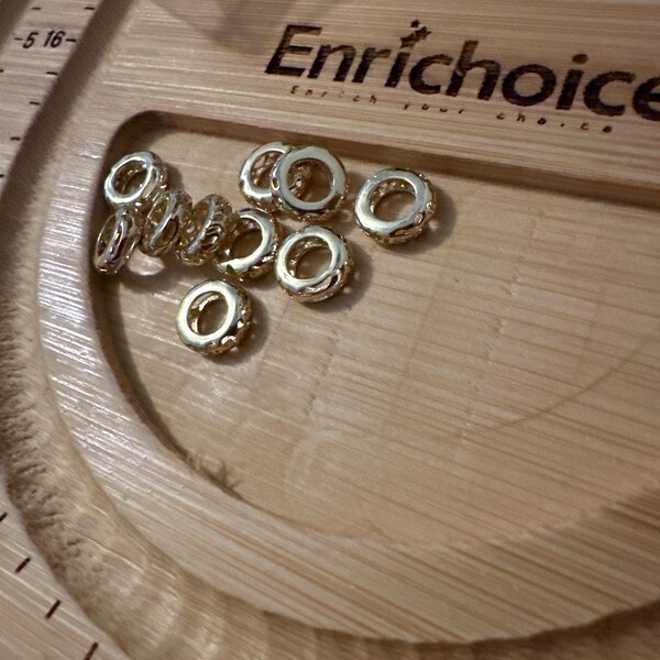 18K Gold Filled Spacer Beads,micropavé CZ Gold Spacer Beads Oval Charms ...