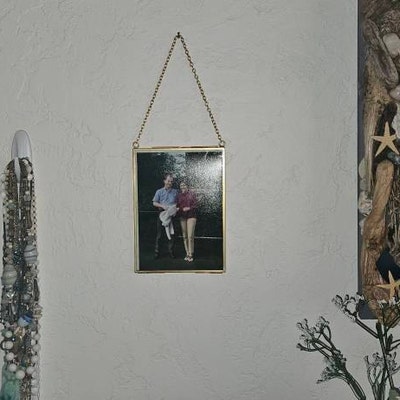 Mini Horizontal Brass Hanging Frame Wallet Photo 2.5x3.5 Ornament - Etsy