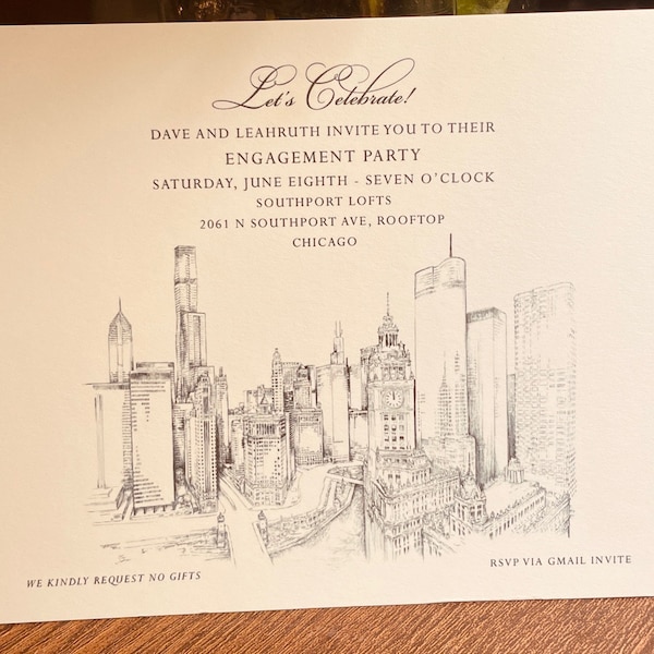 Chicago Skyline Table Numbers 1-10 - Etsy