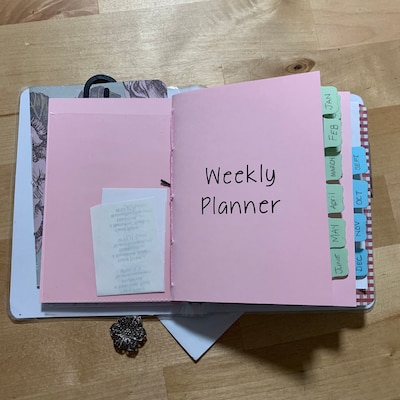 Weekly Planner, WO2P, Undated Planner, Midori Insert, Travelers ...