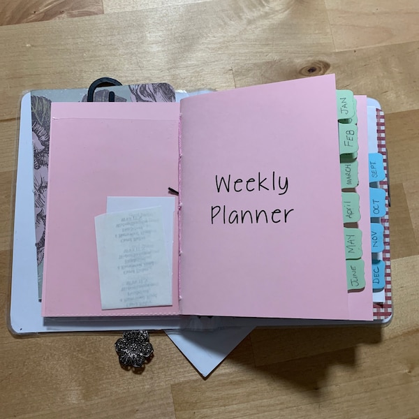 Weekly Planner, WO2P, Undated Planner, Midori Insert, Travelers ...