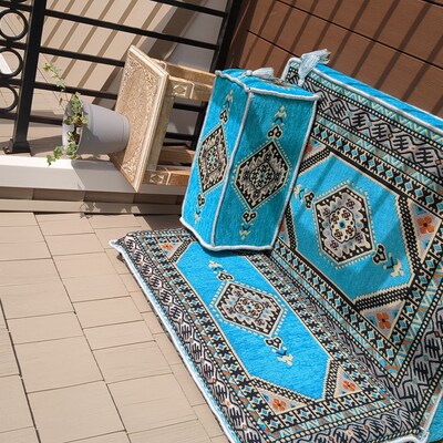 Red Arabic Majlis, 8 Thickness Arabic Floor Seating, Orange Arabic ...