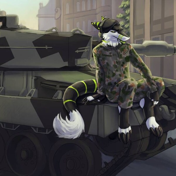 Furry Adoptable Base Download Female Husky Anthro Lineart Color Your ...