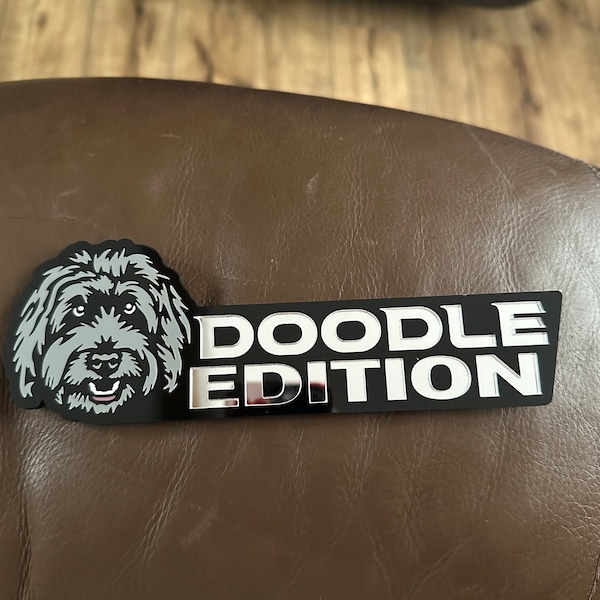 Doodle Edition Car Badge - Etsy