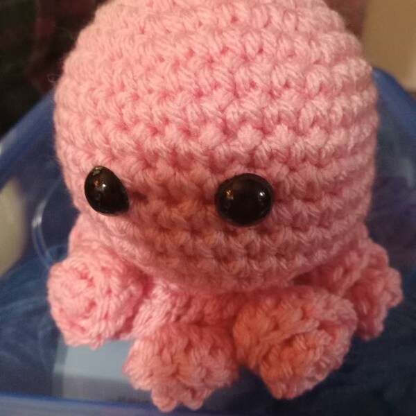 No-sew-octo Crochet Pattern Amigurumi Mini Octopus Pocket Octo - Etsy