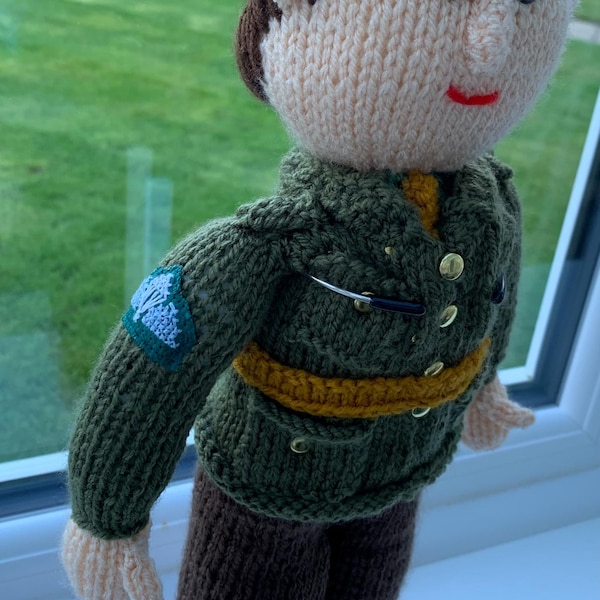 Knitting Pattern for Soldier in No. 2 Dress Uniform - Etsy