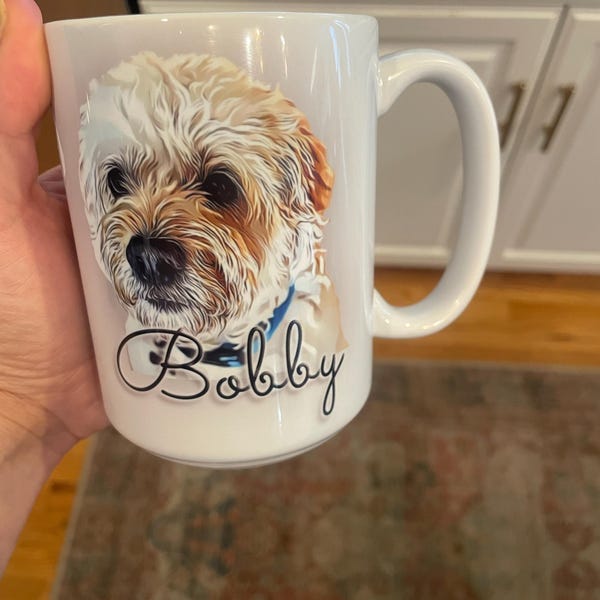 Personalized Dog Coffee Mug, Custom Pet Mug, Custom Mug, Personalized ...