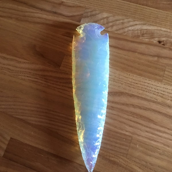 Opalite Spearhead Large Arrowhead Crystal Healing Opal Bead Crystal ...