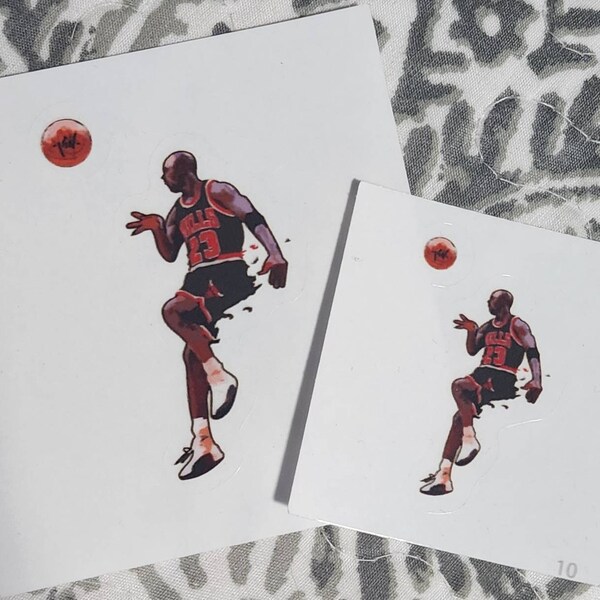 MJ 23 Kiss-cut Stickers - Etsy