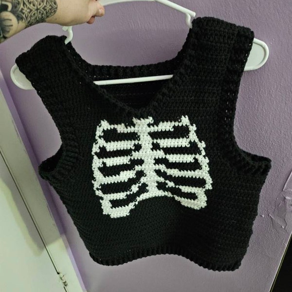 Bare Bones Vest Crochet Pattern - PDF Digital Download - Etsy