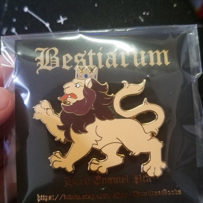 Bestiarum Hard Enamel Pin - Etsy