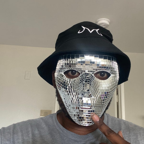 Masquerade Festival Disco Ball Face Mask. HANDMADE by DISCO2DISCO ...