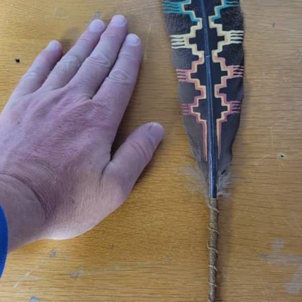 Aztec Sky.:. One Painted Feather/smudging/ceremony/prayer//blessing ...