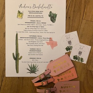 Miami Bridesmaid Gift Luggage Tags for Proposal Box | Etsy