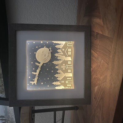 Chicago Shadow Box 3D Downtown Skyline Artwork River Boat Architecture ...