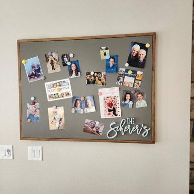 Large Personalized Magnet Board-custom Magnetic Message Board-kids Art ...