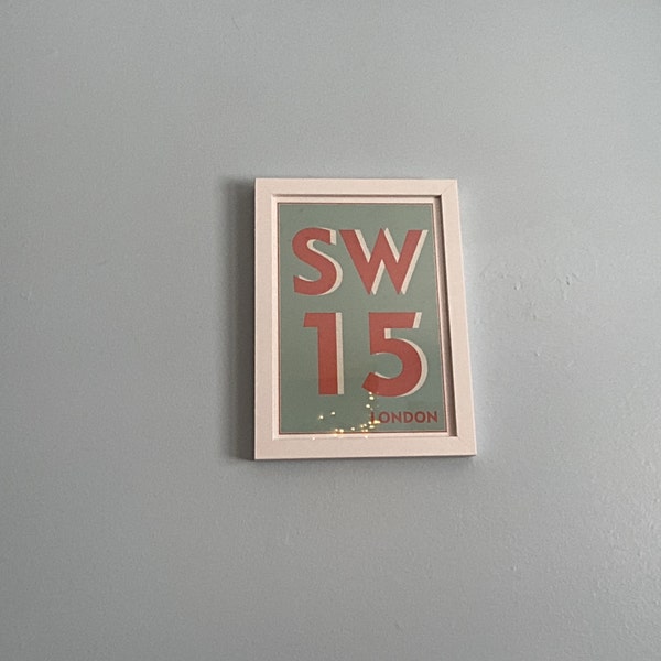 SE5 (camberwell) London Postcode Typography Print - Giclée Art Print ...