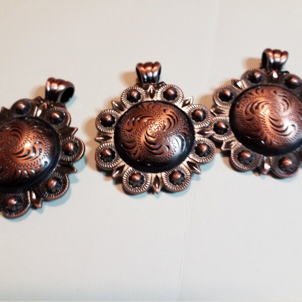 Berry Concho 2" Antique Copper Screw Back 7864-10 - Etsy