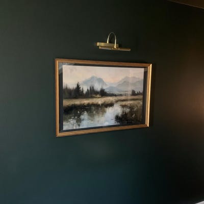 Rustic Mountain Poster, Mountain Landscape Wall Art, Bitterroot ...