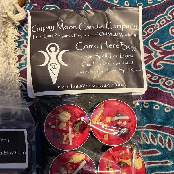 Love Spell Tea Lights... Herbal Infused Tea Lights, Love Spell Candles ...