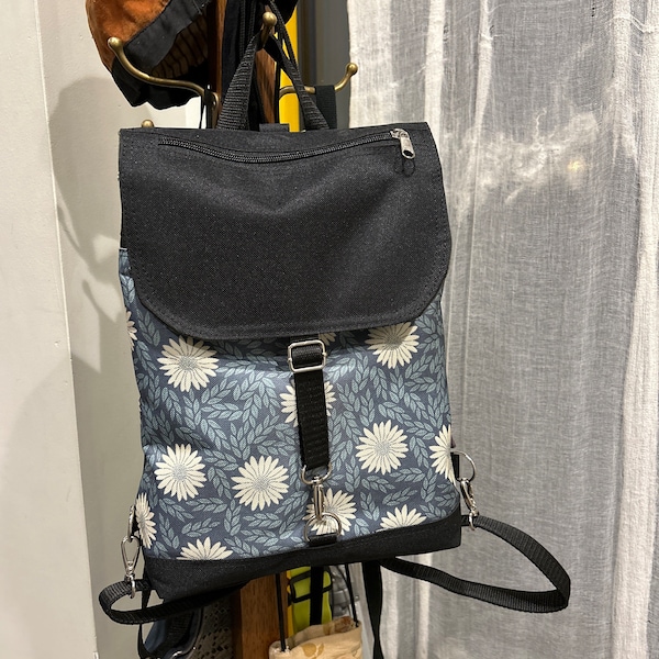 Forest Cottagecore Backpack for Women, Green Botanical Crossbody Bag ...