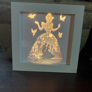 The Little Mermaid, Ariel, Beach Life, Decorative Shadow Box Shadowbox ...