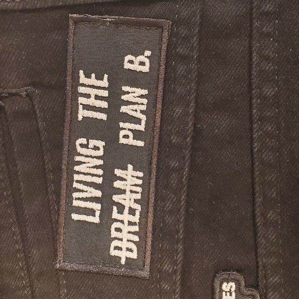 Living the Plan B Element Periodic Table Embroidered Iron on Patch Sew ...