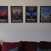 Warcraft Revendreth Travel Poster, Shadowlands, Print A3, Wow, Game Art ...