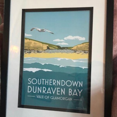 Beesands, Devon Vintage/art Deco Style Design Birthday/wedding Gift ...