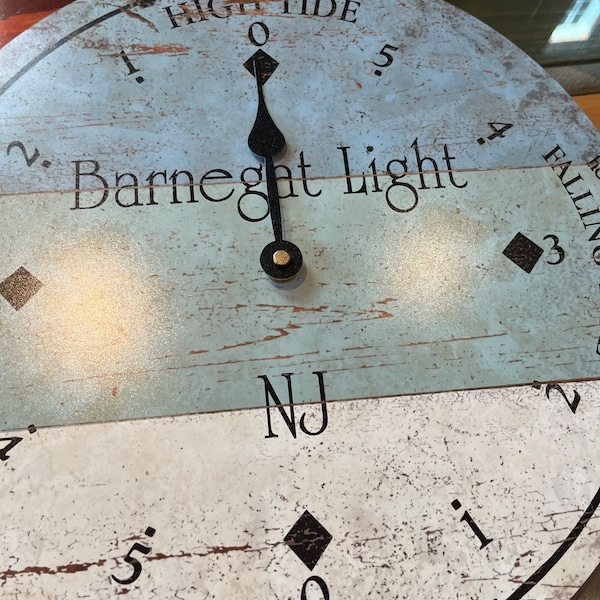 Tide Clock- Personalized Beach Tide Clock - Etsy