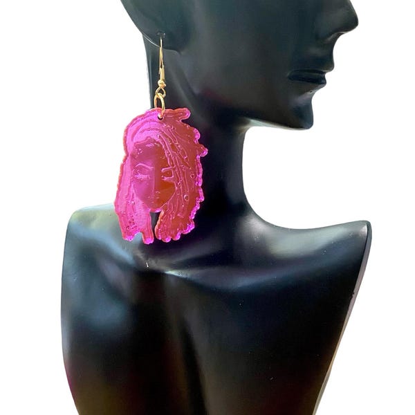 Loc’d Girl Earring Mold - Etsy