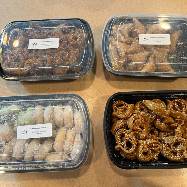 Moroccan Traditional Candy Cookies; Chebakia With Almond & Honey ...