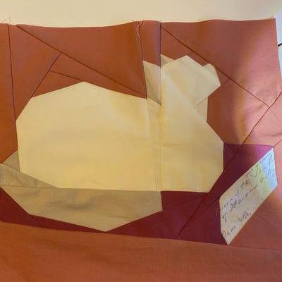 Kitty Eyes Quilt Block Pattern in 3 Sizes Foundation Paper Piece FPP ...
